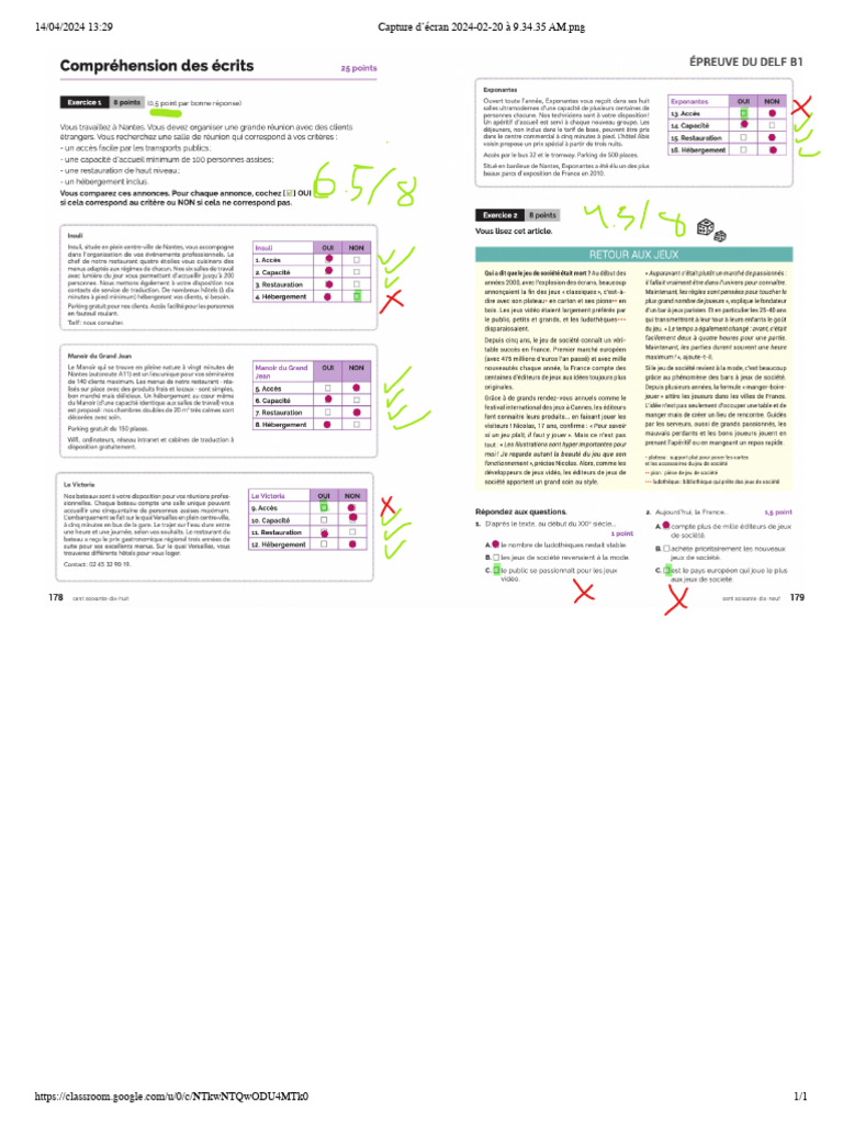 Delf B1 Ecri | PDF