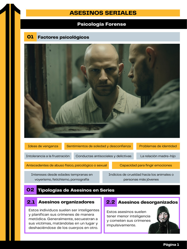 Psicología Forense - Asesinos Seriales | PDF | Asesino en serie | Conceptos psicologicos