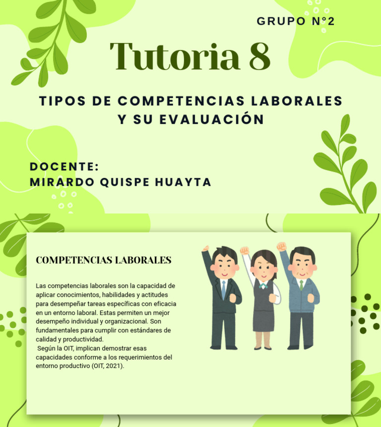 S9 y S10 Tutoria 8 - G2 | PDF