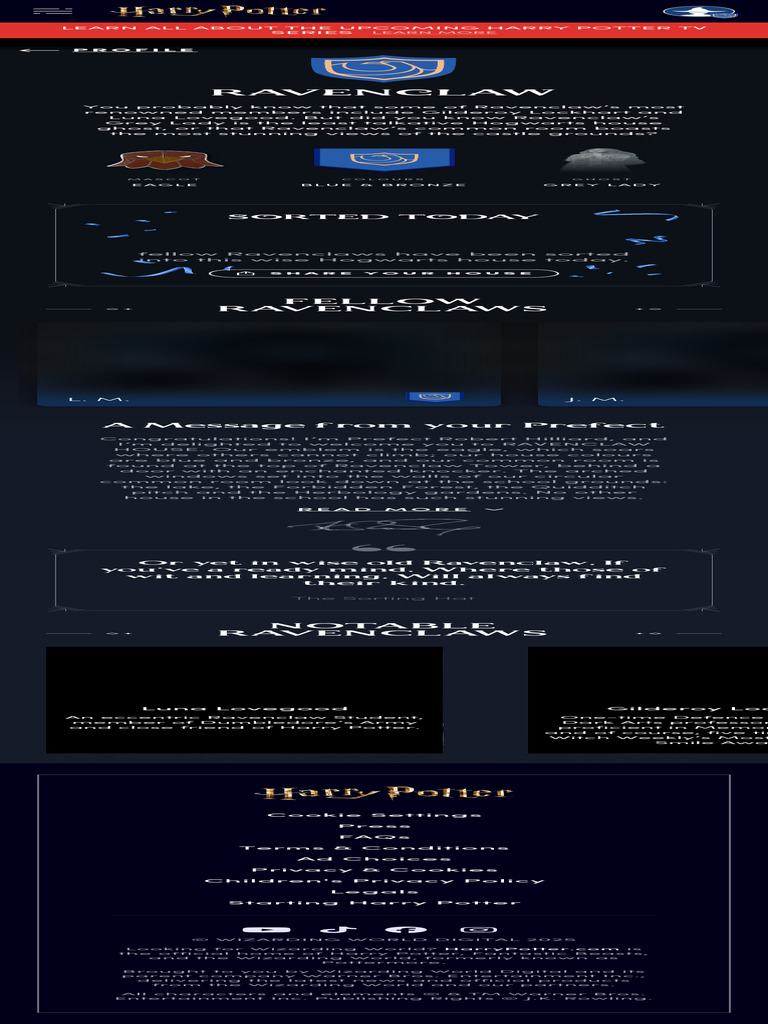Welcome to Ravenclaw House | PDF | Harry Potter