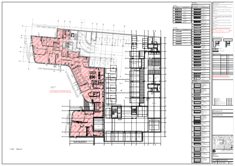 Plan U1 1:100: Lund+Slaatto | PDF
