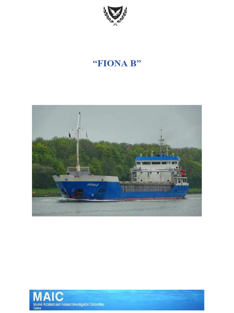 Very Serious Marine Casualty Report | PDF | Shipping | Water Transport
