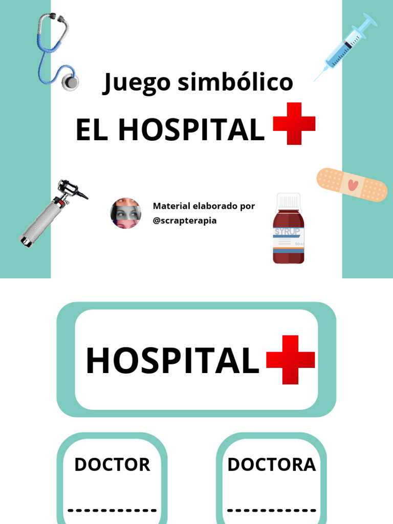 Juego Simbólico El Hospital | PDF