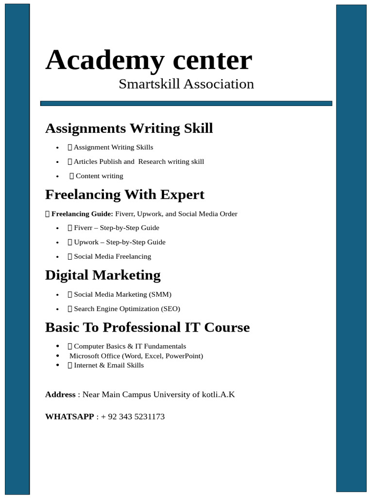 Freelancing and Writing Skills Academy | PDF