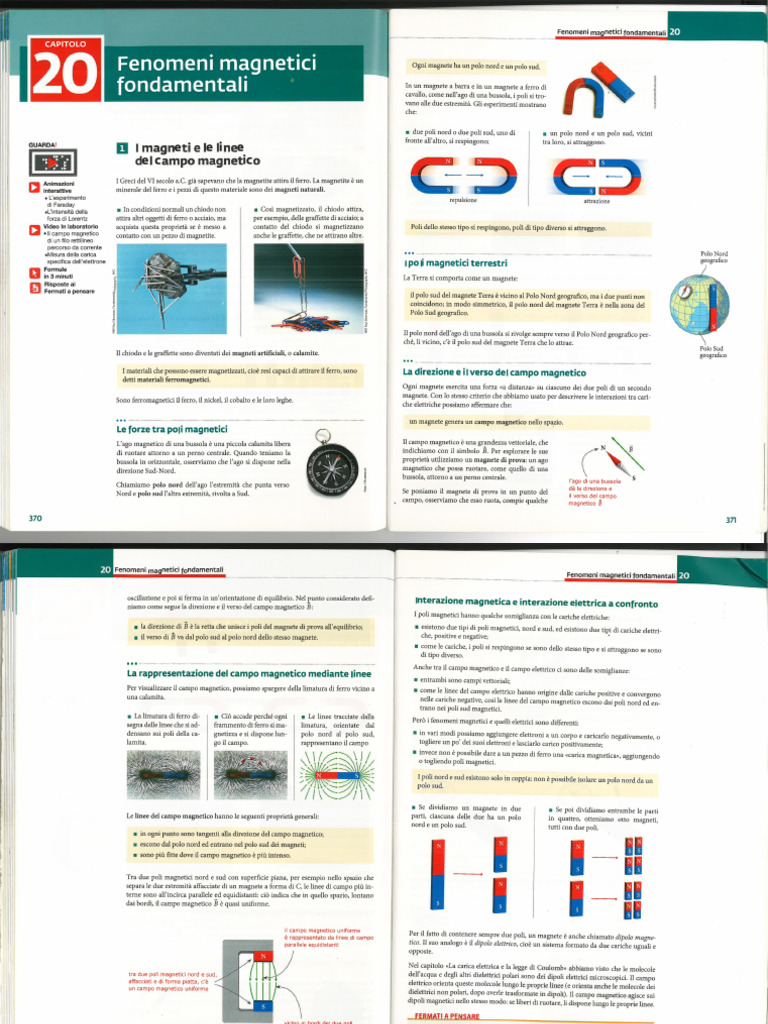 Cap. 20 Fenomeni Magnetici Fondamentali | PDF