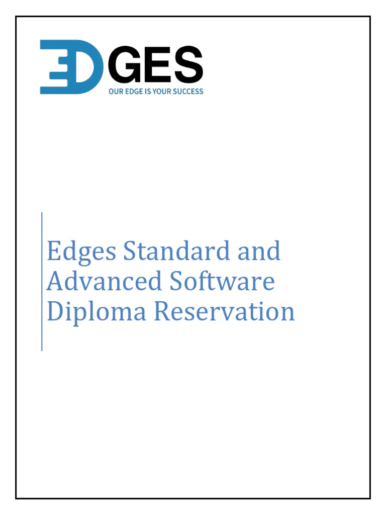 Standard and Advanced Software Diploma Reservations - Summer 2025 ...