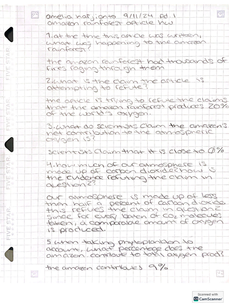 Amazon Rainforests Notes | PDF