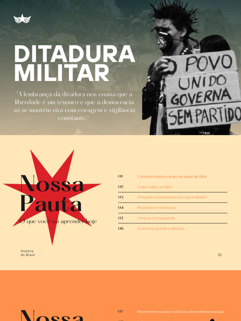 Ditadura Militar Brasileira 20250923 092417 0000 | PDF | Economia | Brasil