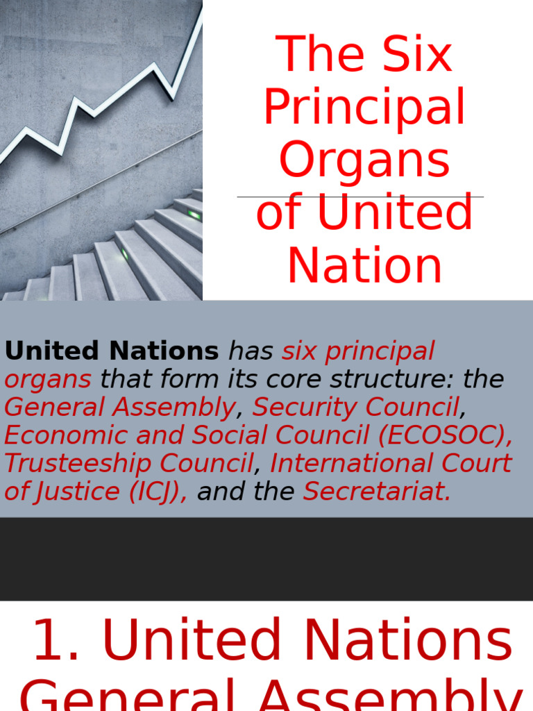 Six Principal Organs of the UN Explained | PDF | United Nations ...