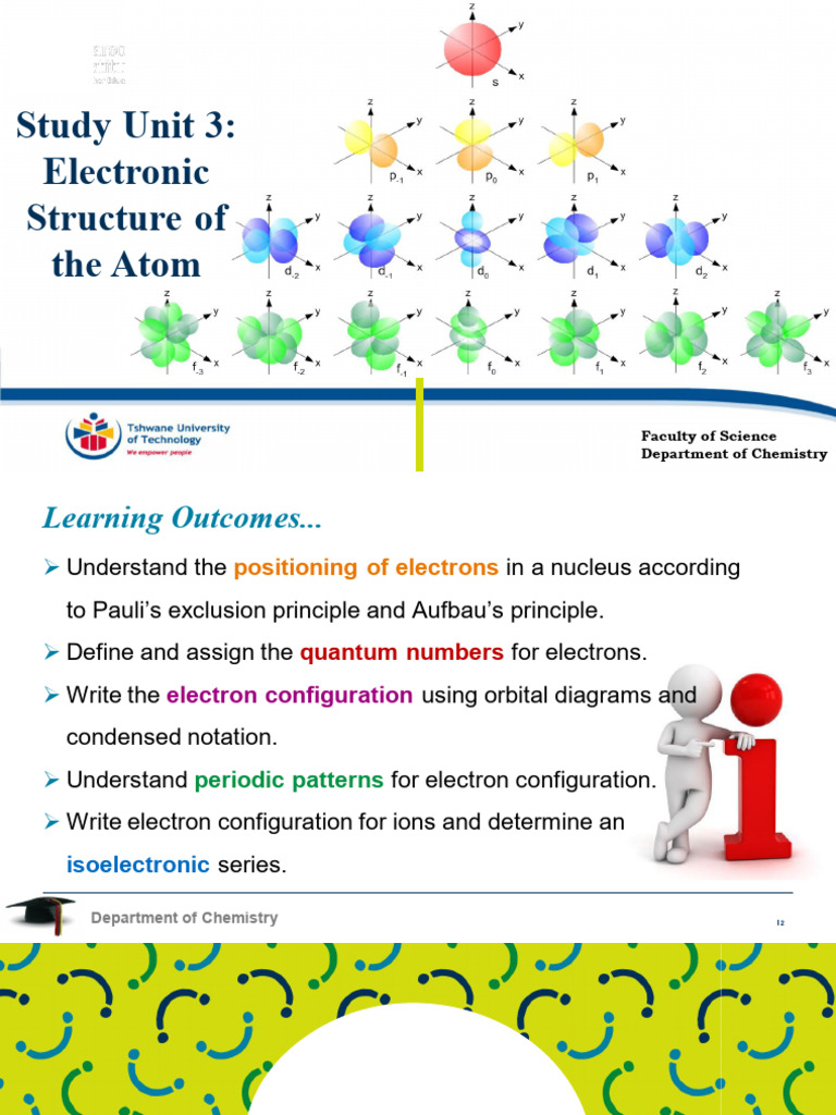 SU 3.1 Electronic Structure of The Atom | PDF | Electron Configuration ...