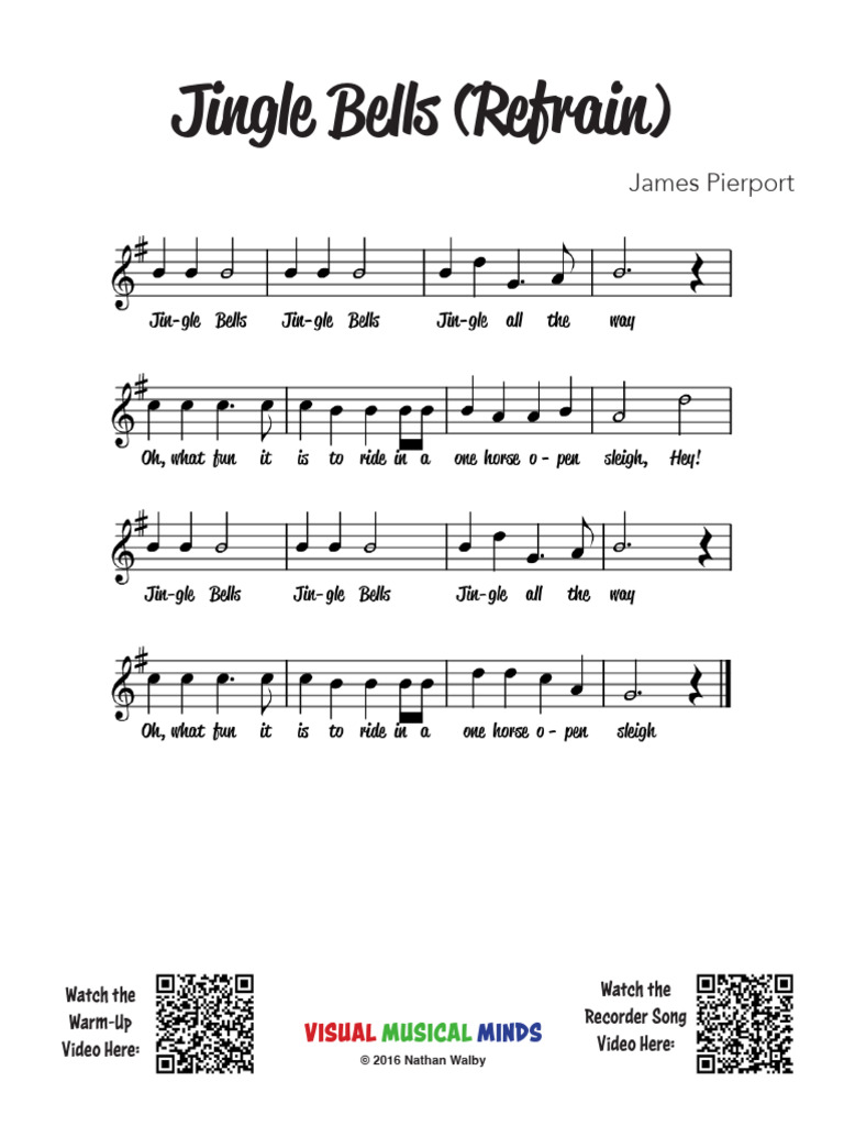 Visual Musical Minds: Jingle Bells | PDF