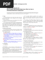 Astm A641 | PDF | Specification (Technical Standard) | Weight