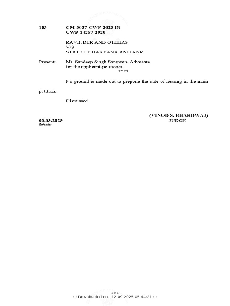 CM 3037-CWP 2025 03 03 2025 Final Order | PDF