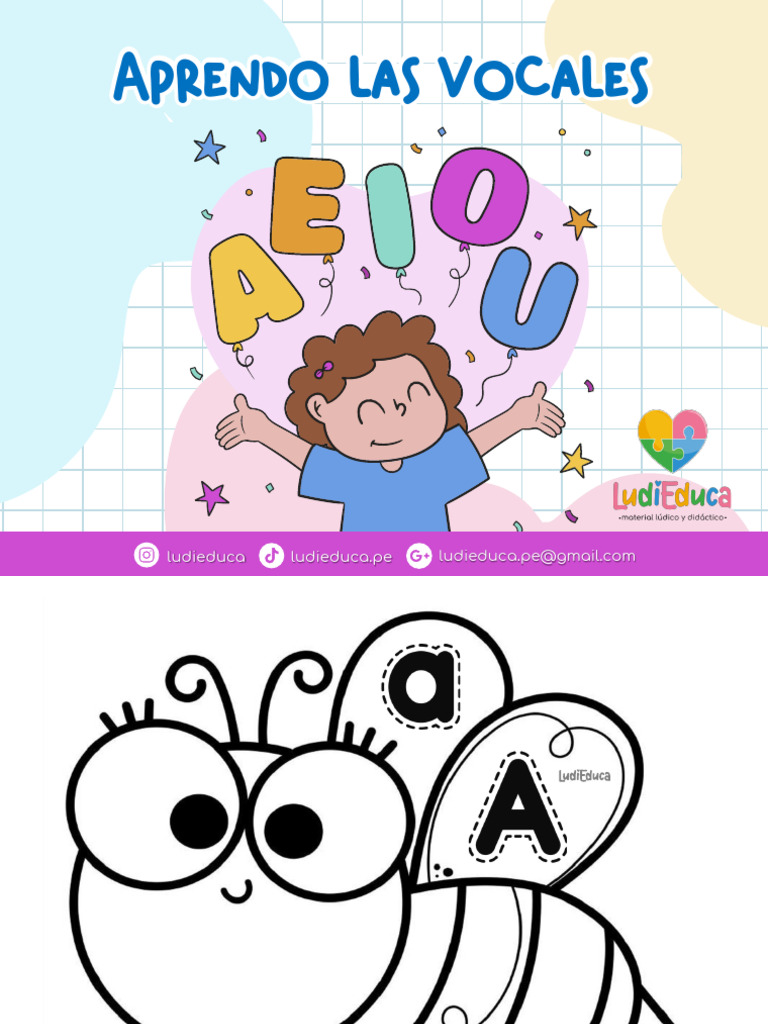 Aprendo Las Vocales | PDF