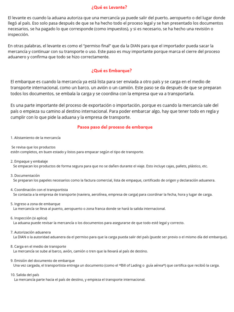 Evidencia Proceso Embarque FINAL - PDF 20250622 093047 0000 | PDF | aduana