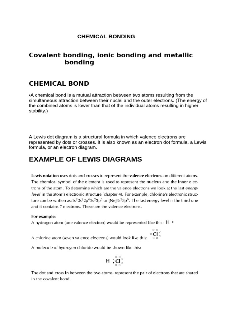 Understanding Chemical Bonding Types | PDF | Ion | Chemical Bond