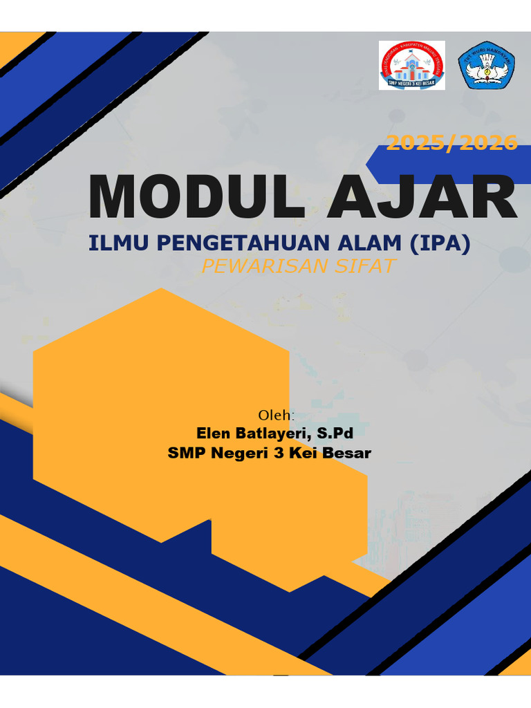 Modul IPA: Pewarisan Sifat Siswa IX | PDF