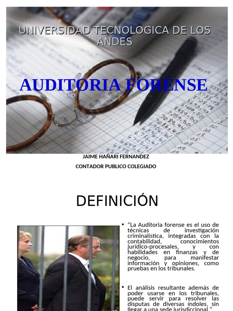 Auditoria Forense Exposicion Utea | PDF | Auditoría | Contador