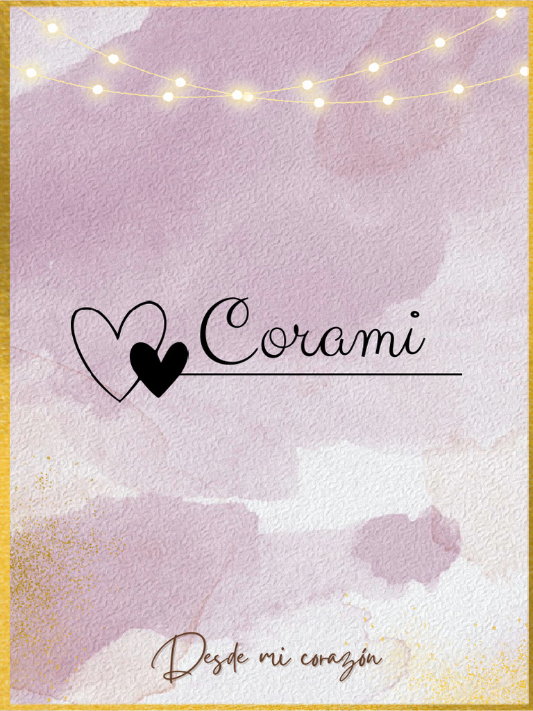 Corami: Desde Meu Coração | PDF