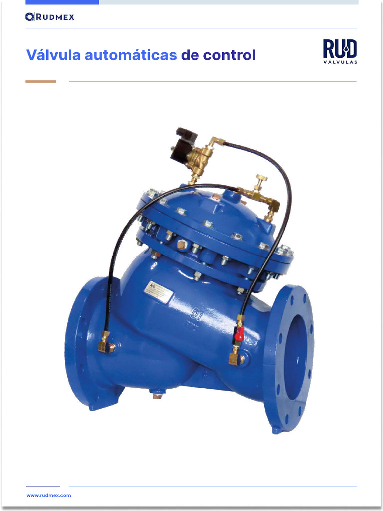 Válvulas Automáticas de Control SL | PDF | Solenoide | Válvula