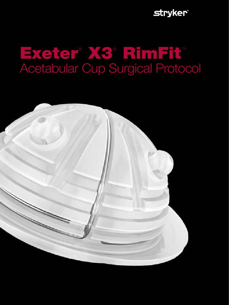 Exeter X3 RimFit Surgical Protocol Guide | PDF | Medical Specialties