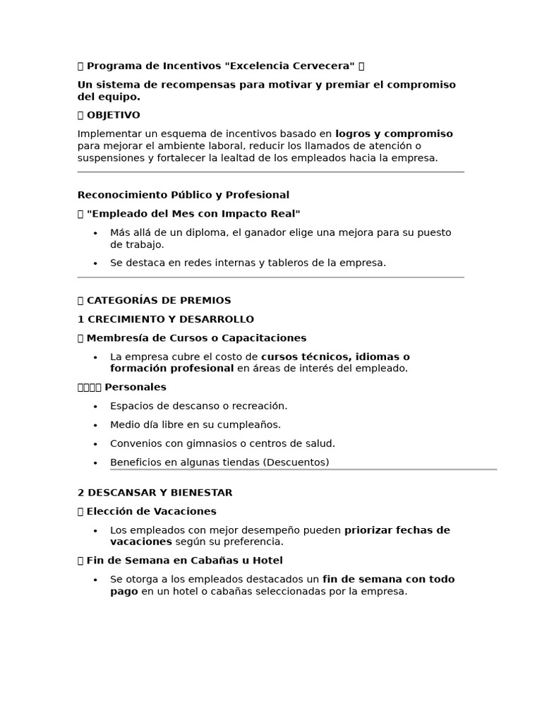 Programa de Incentivos | PDF
