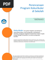 Rencana Program Kegiatan Kokurikuler Kelas 1 Semester 1 | PDF