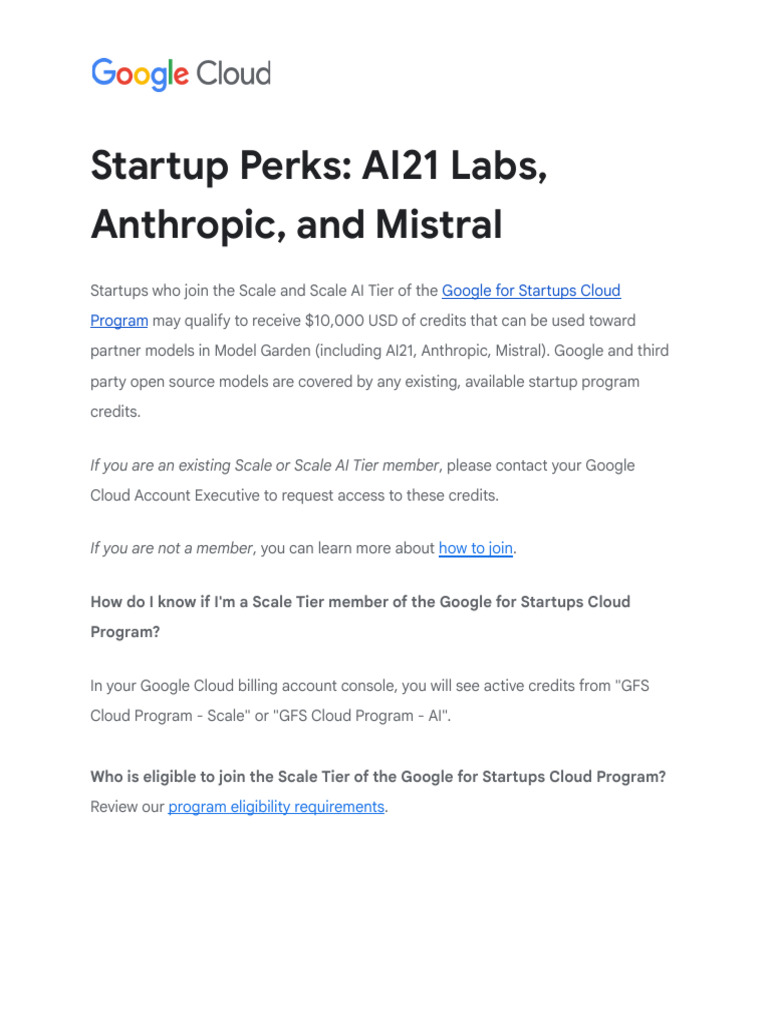Startup Perks Partner Models v4 | PDF