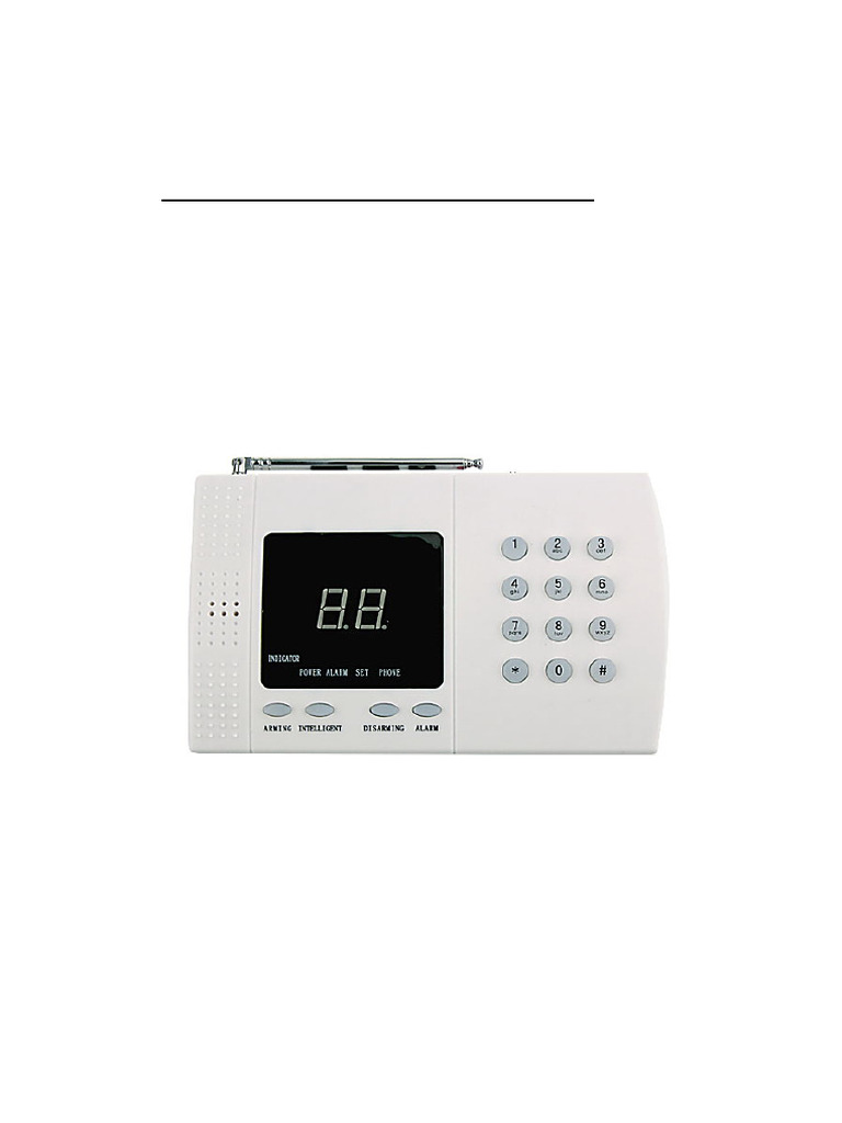 PSTN Home Alarm System Manual | PDF | Telephone | Information And ...