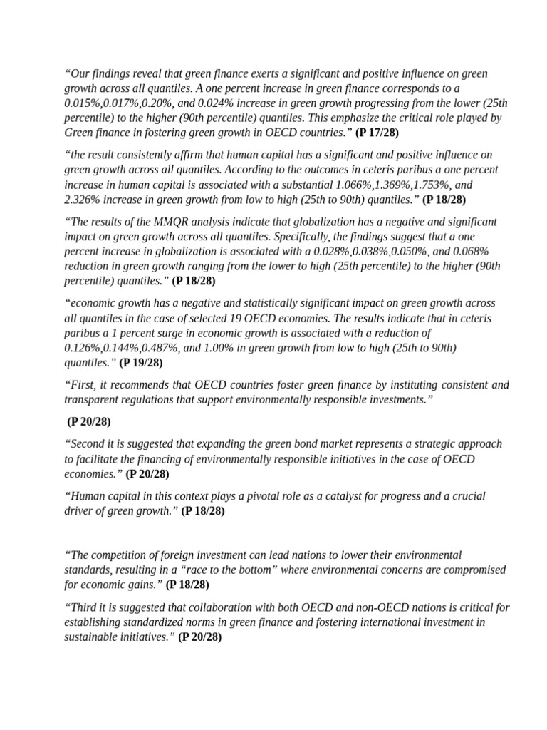 Our Findings Reveal That Green Finance Exerts a Significant and ...