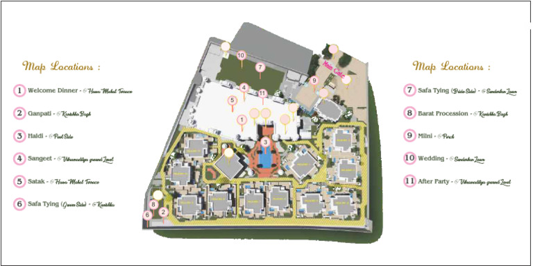 Map For Leela Venues | PDF
