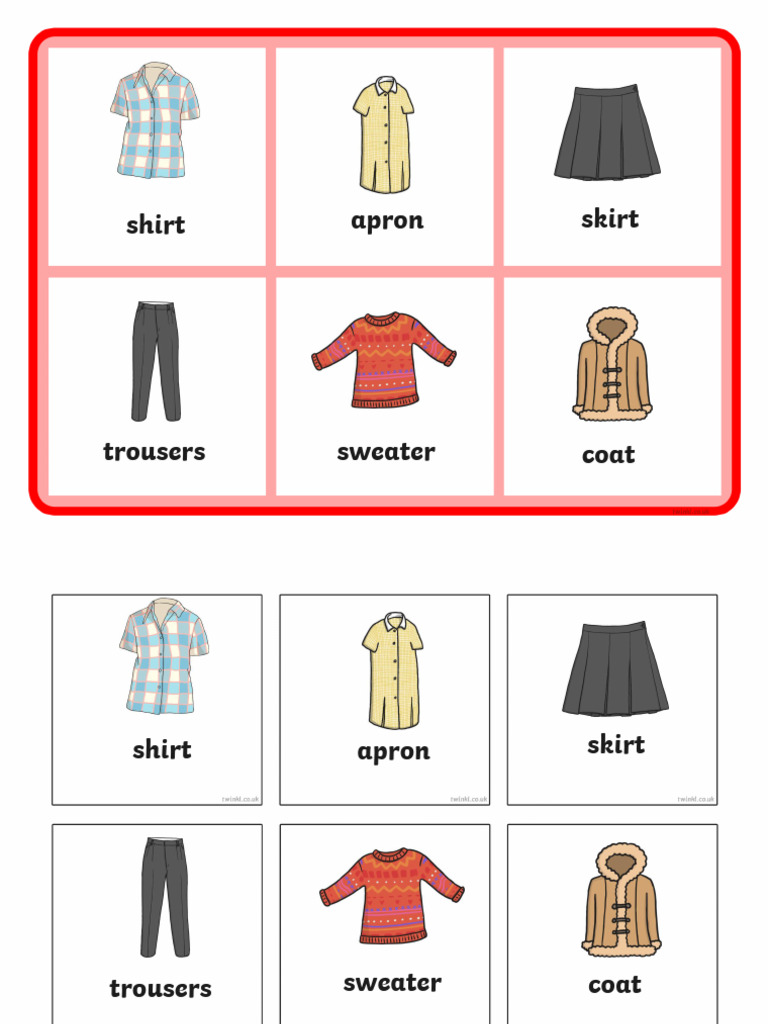 Bingo Clothes | PDF