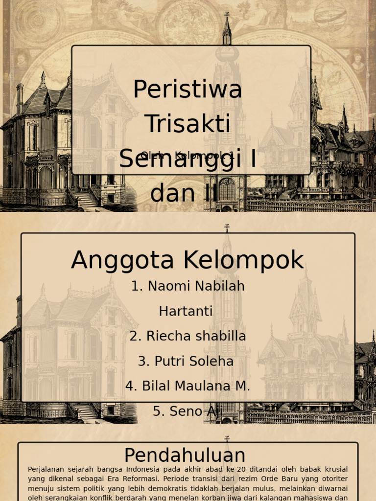 SBK Peristiwa 1998 Kejadian Trisakti Semanggi I Dan II | PDF