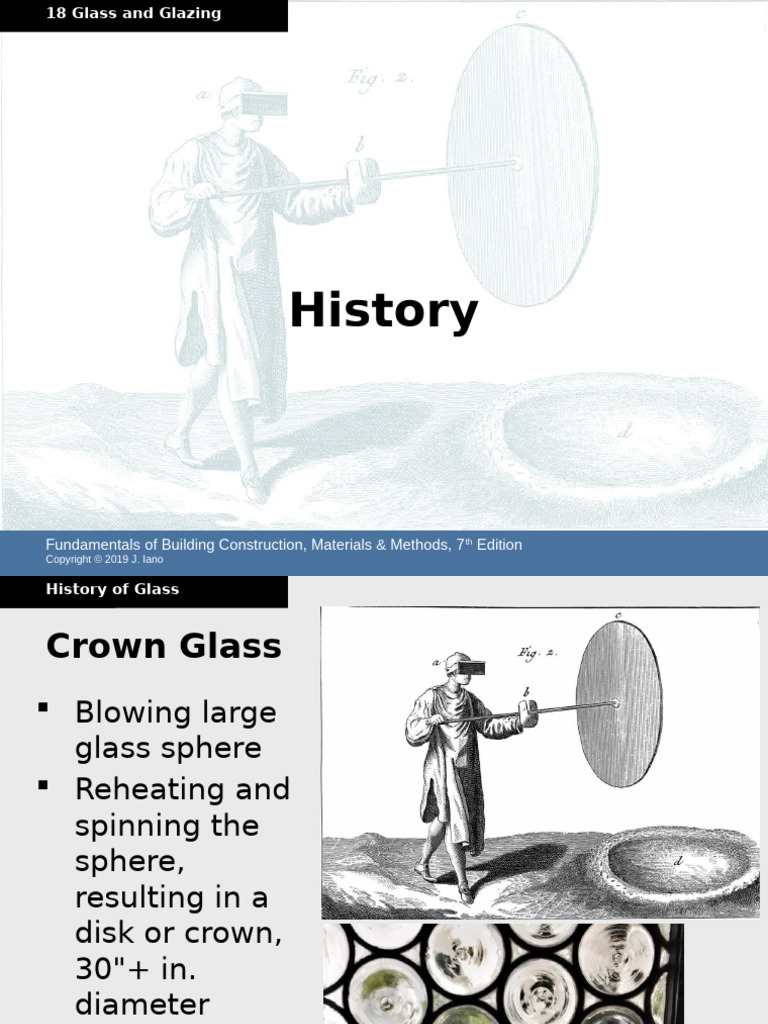 History and Types of Glass Glazing | PDF | Glasses | Materials Science