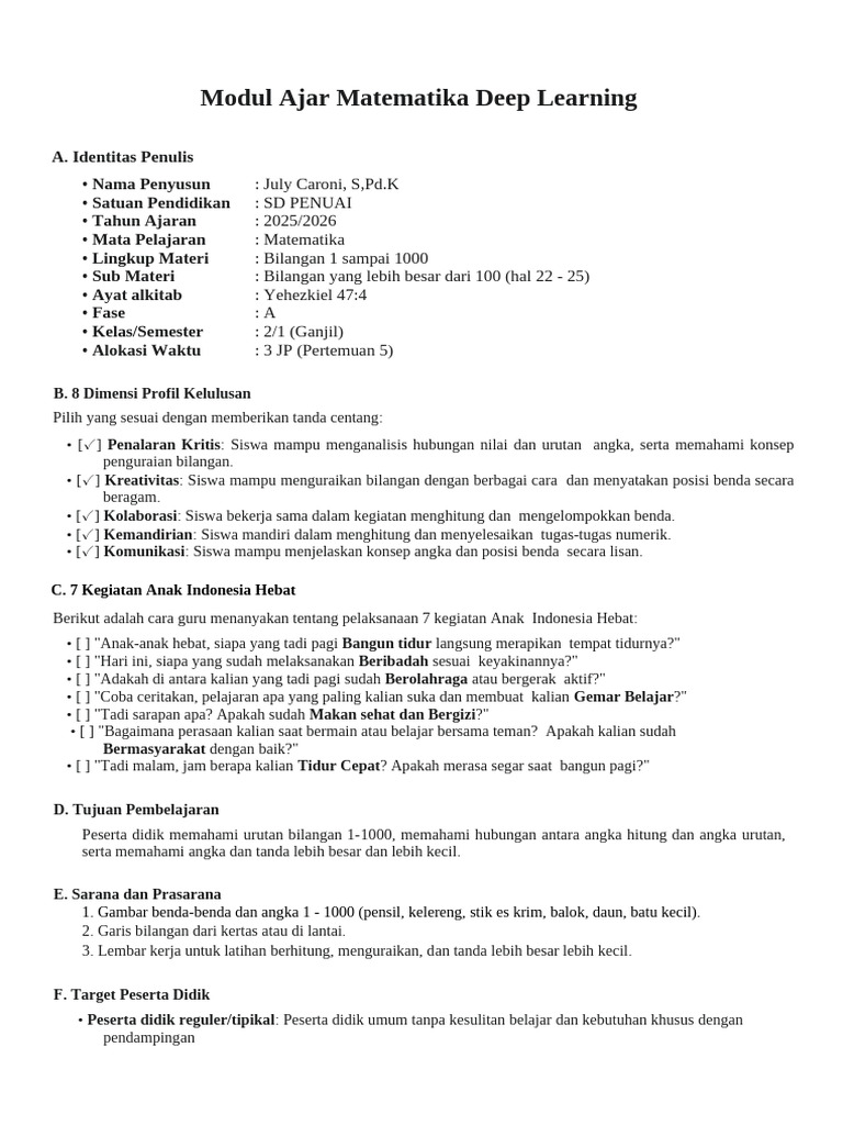 4. Ma Matematika Bab 1 -p4 | PDF