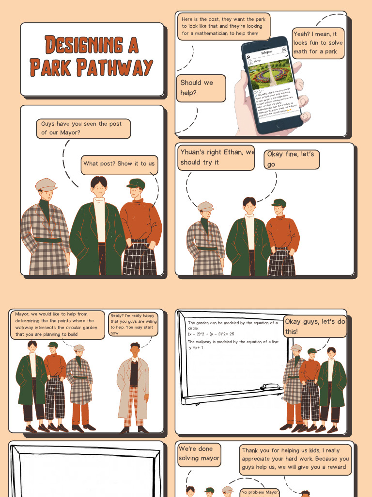Presenting Comic Strip in Green Brown Flat Graphic Style - PDF 2 | PDF | Equations | Mathematics