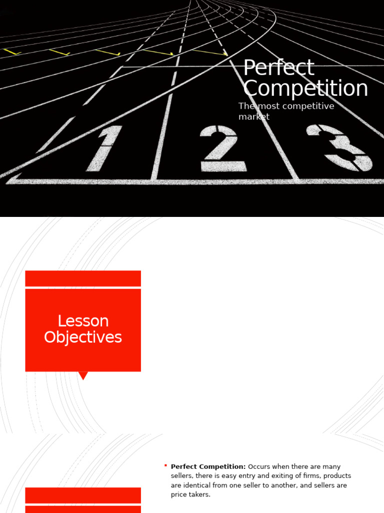 Perfect Competition | PDF | Profit (Economics) | Perfect Competition