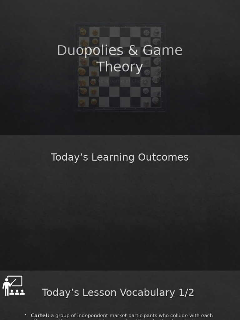 Understanding Duopolies and Game Theory | PDF | Game Theory | Pareto ...