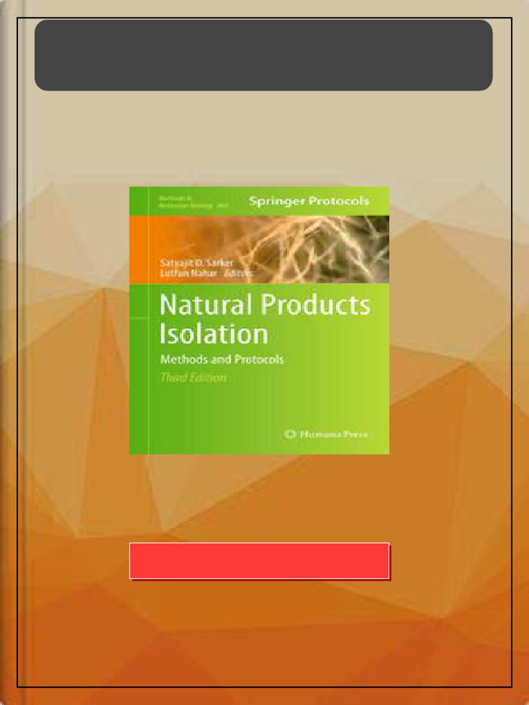 Natural Products Isolation 3rd Edition Satyajit D. Sarker full | PDF ...