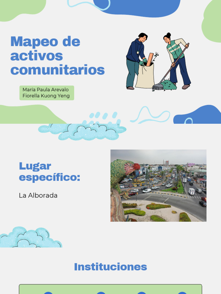 Blue and Green Illustrated Environmental Sustainability Presentation PDF | PDF