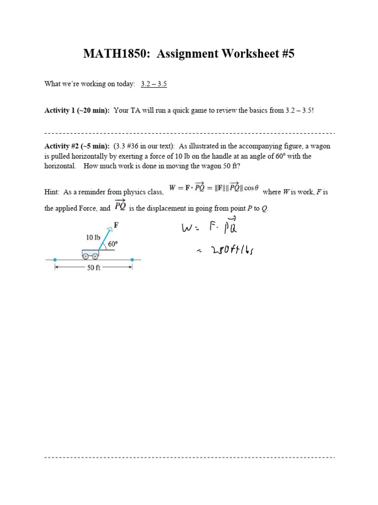 Tutorialworksheet5NEW PDF | PDF
