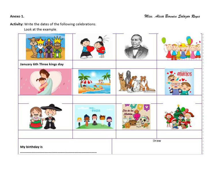 Celebration Dates Activity Guide | PDF