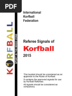 Netball Umpire Hand Signals Guide | PDF | Hand | Arm