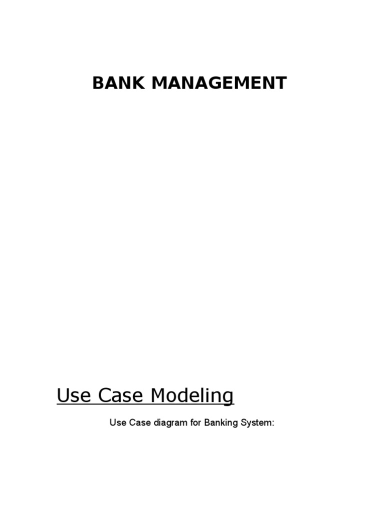 Bank Management Project Report | PDF