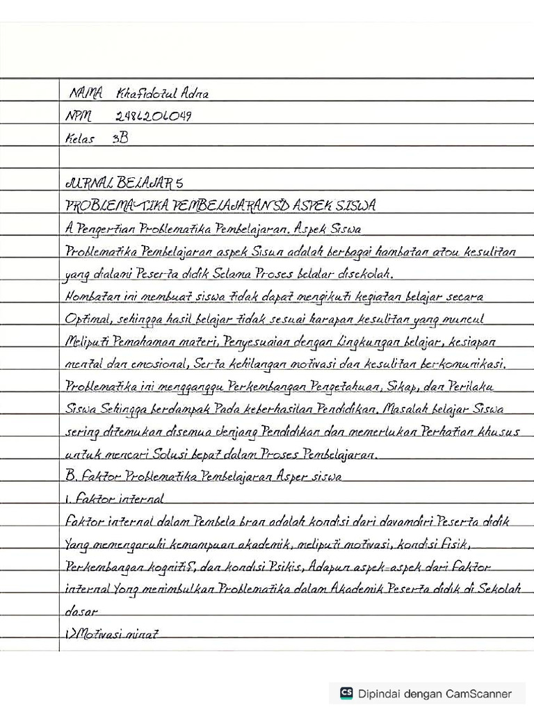 3b 12 Khafidotul Adna JB 5 | PDF