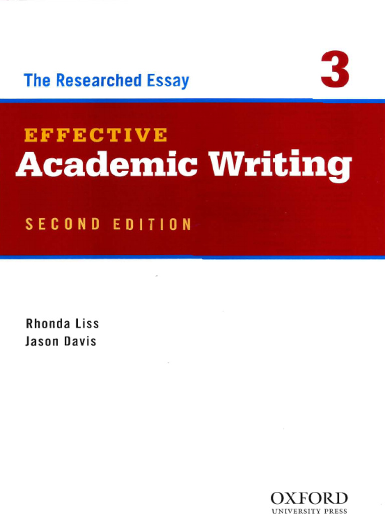 Effective Academic Writing 3 | PDF