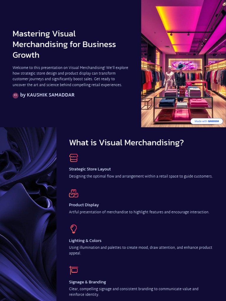 Mastering Visual Merchandising For Business Growth | PDF | Business ...