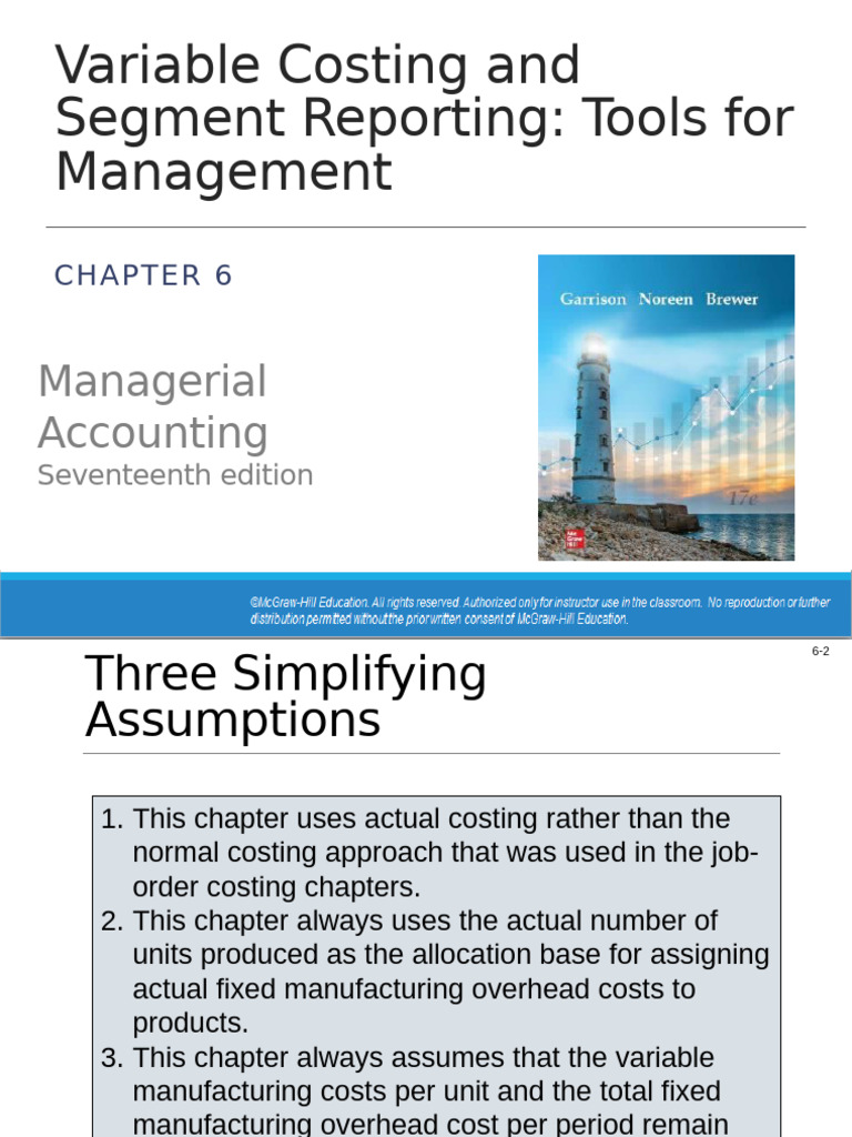 Variable Costing vs. Absorption Costing | PDF | Cost Of Goods Sold ...