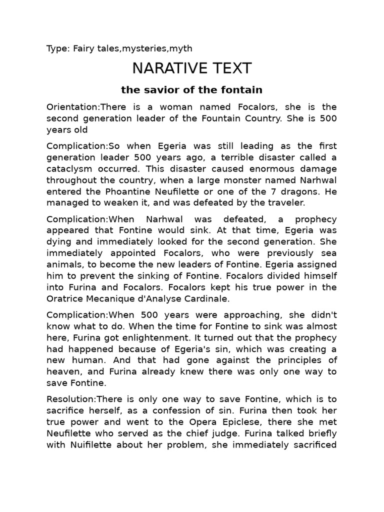 Narative Text | PDF