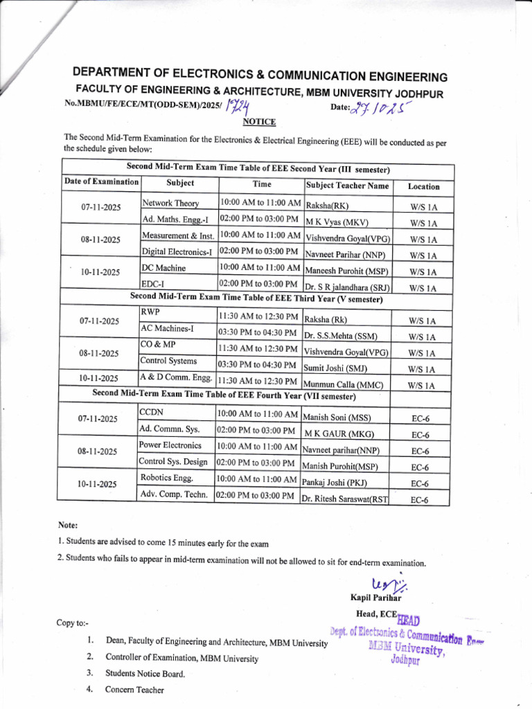 Midterm II Eee 25-26 | PDF | Engineering